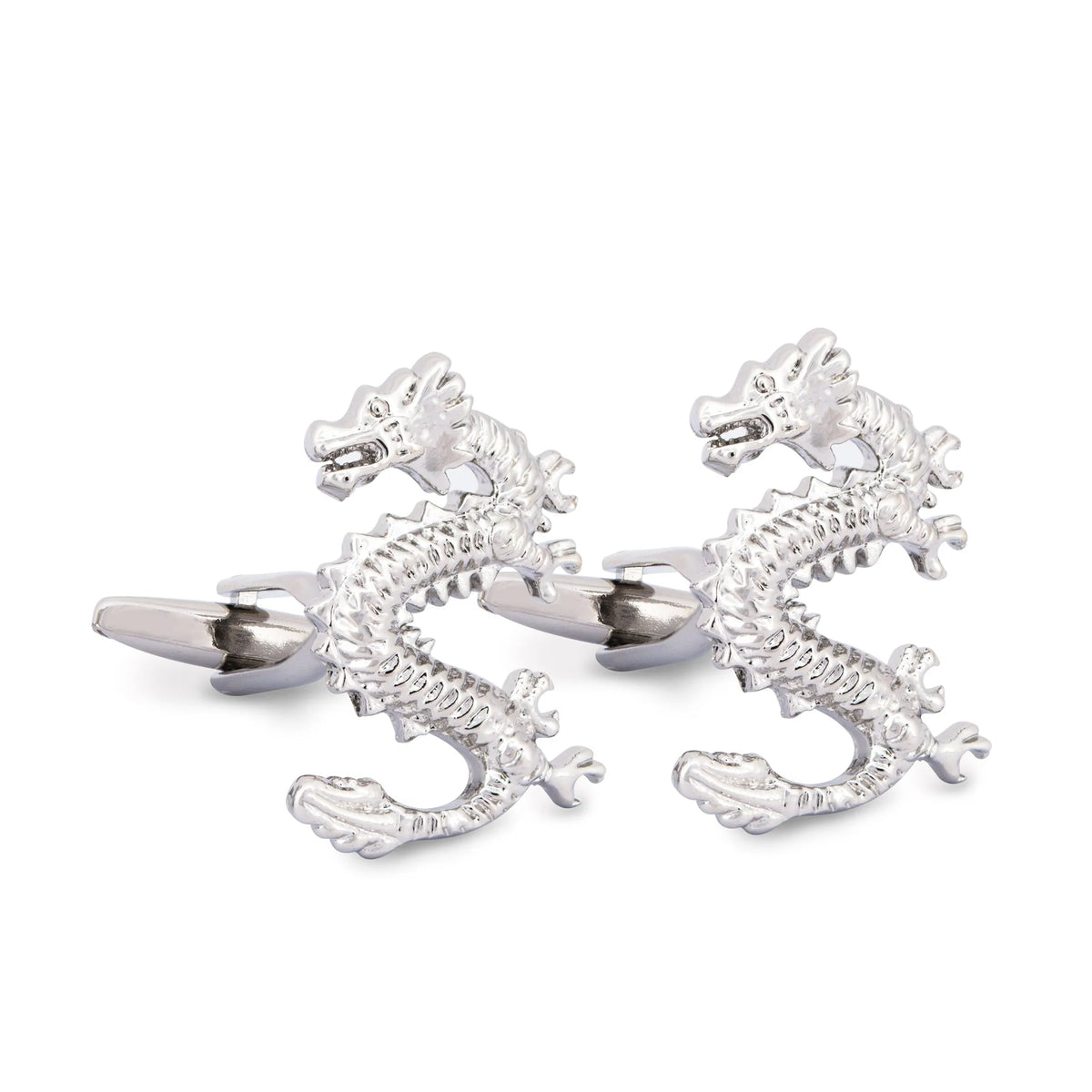 Silver Dragon Cufflinks