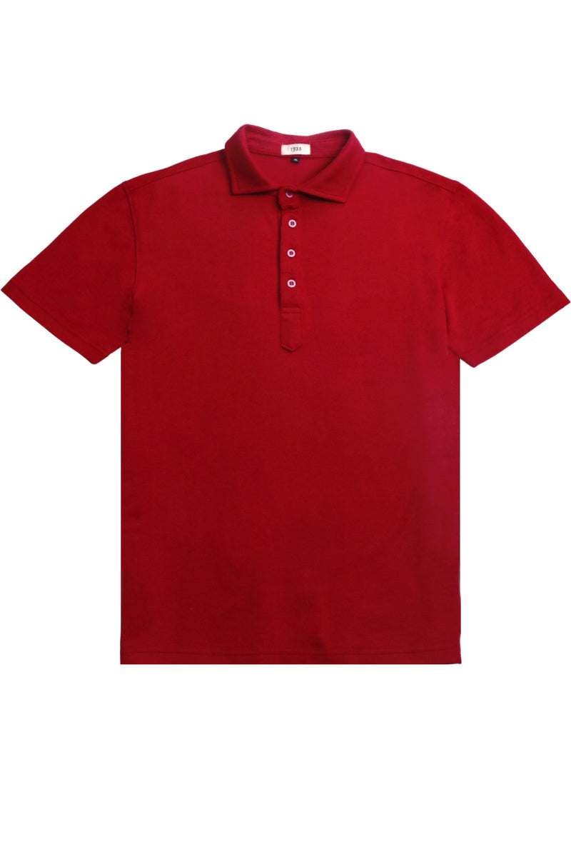 Red Smart Polo - 1935 by CYC Made to Measure